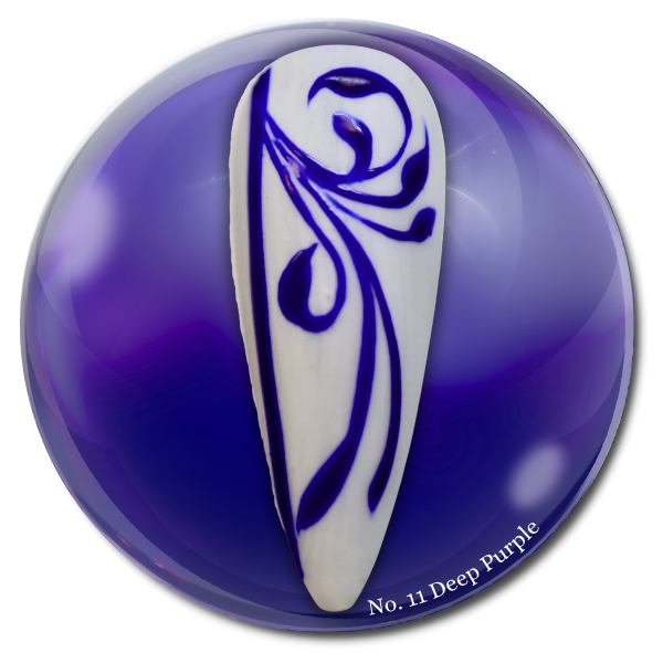 No. 11 Deep Purple - QL Liner Gel – The Mobile Manicurist Nail Boutique
