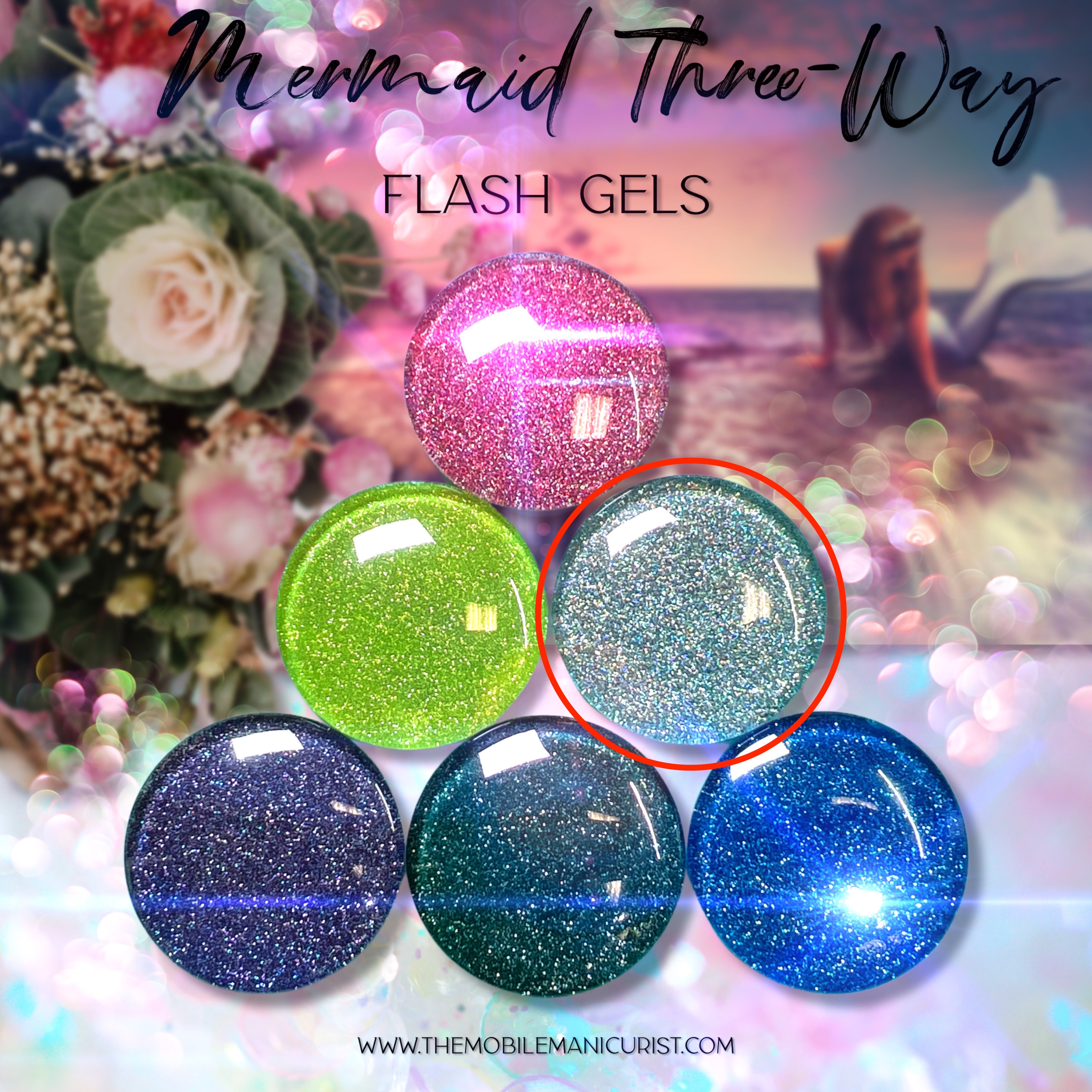 MM - Mermaid Flash Gel -- Isla – The Mobile Manicurist Nail Boutique